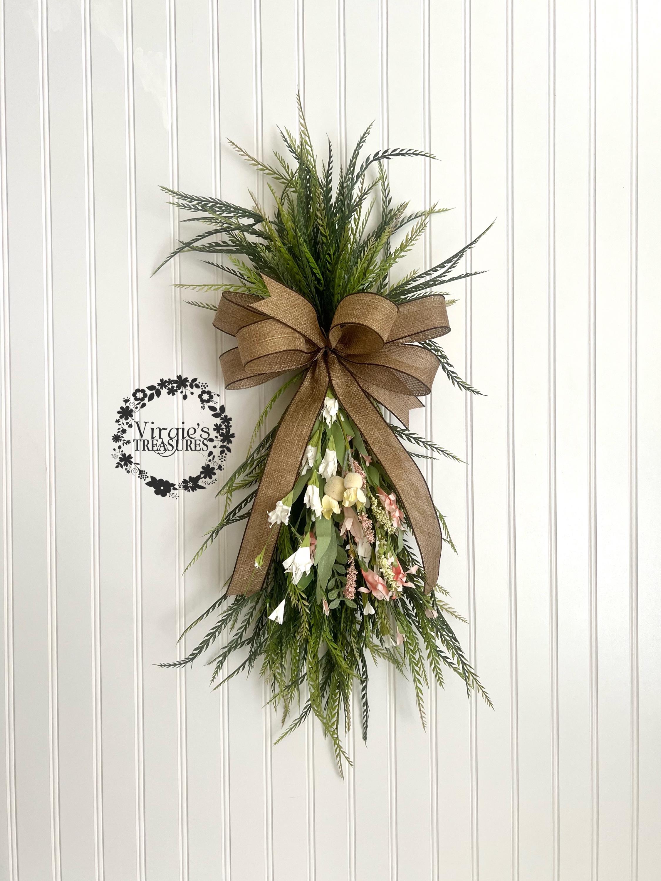 Small Saw Grass Swag / Greenery Swag / Spring Greenery Swag / Summer ...