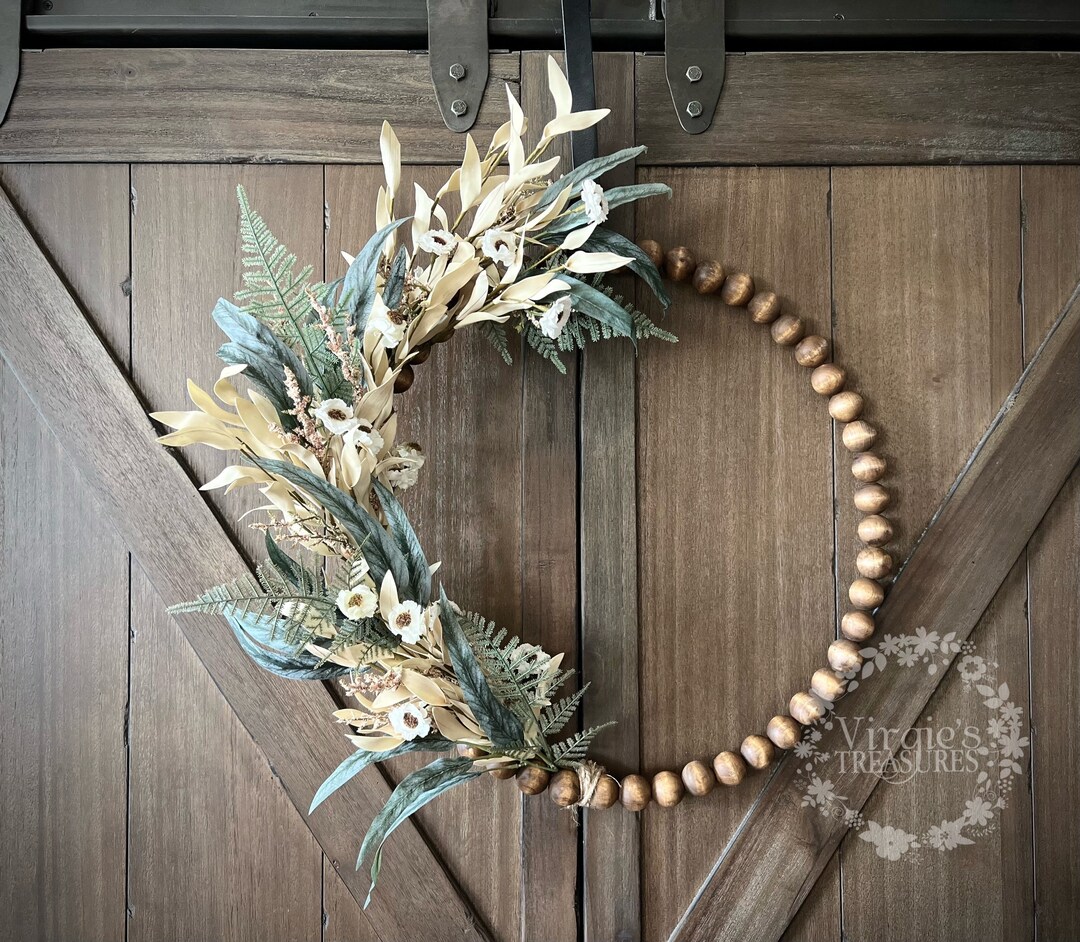 Boho Wreath Neutral Wreath Front Door Wreath Spring Wreath - Etsy