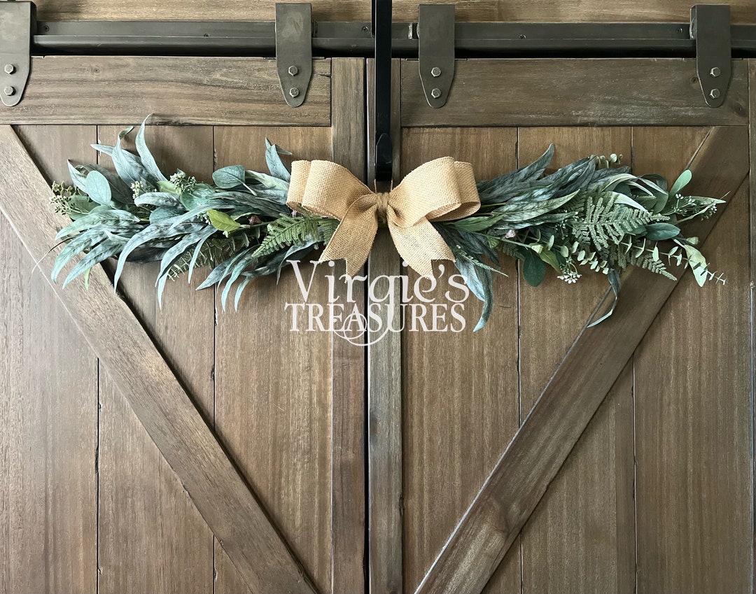 Eucalyptus Swag / Greenery Swag / Farmhouse Swag / Centerpiece / Window ...