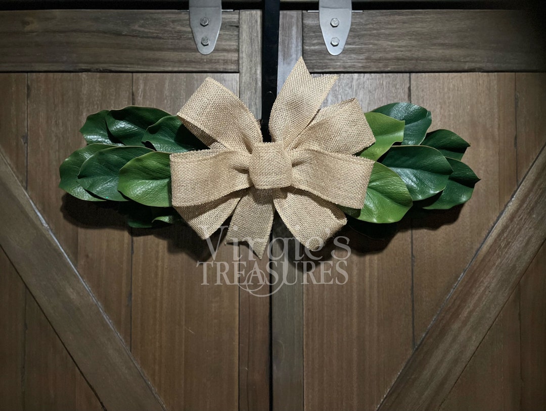 Magnolia Leaf Swag, Farmhouse Swag, Magnolia Swag, Magnolia Leaves Swag ...