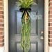 Greenery Swag-cosmo Floral Swag-frosted Greenery & Charcoal Swag-window ...