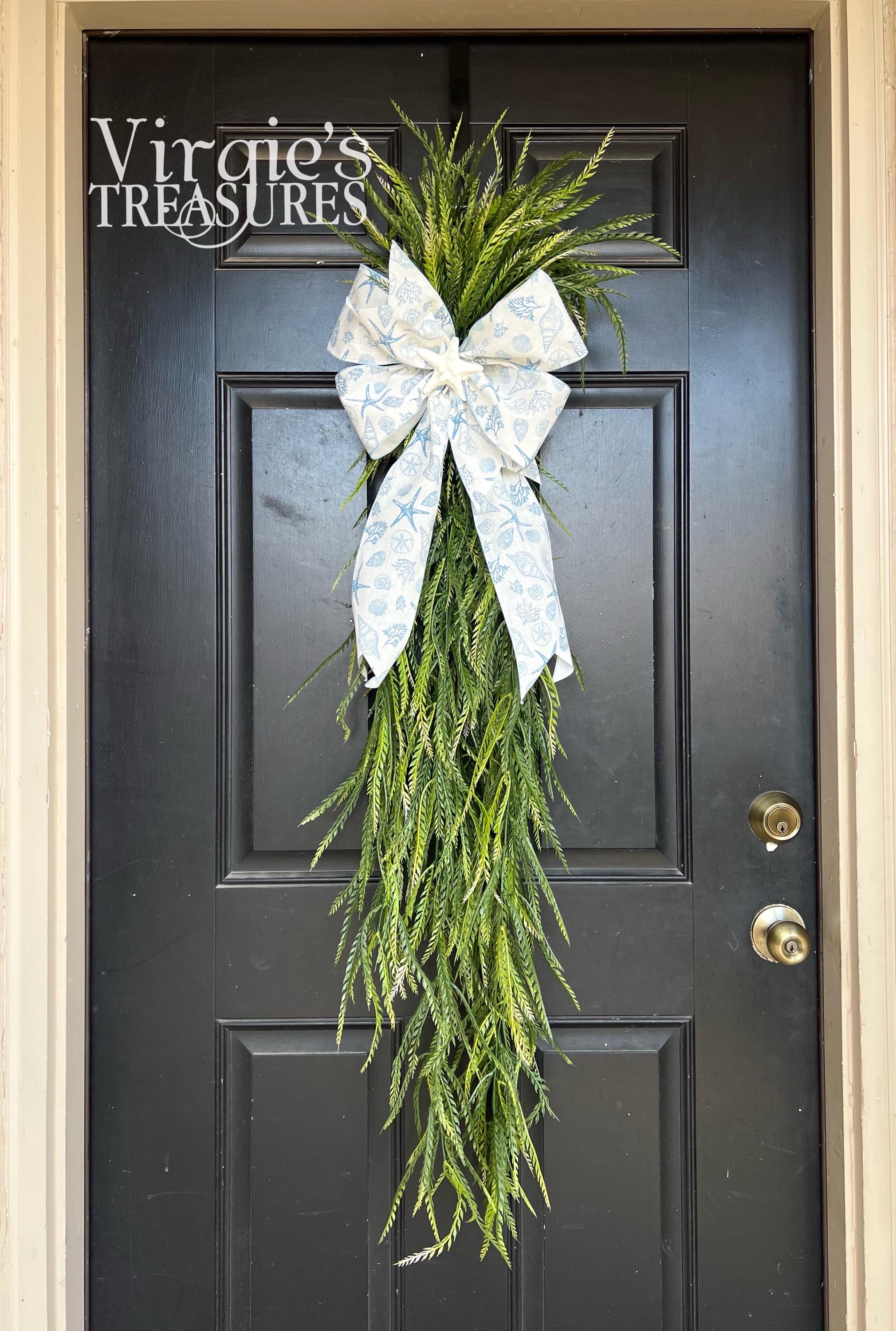 Nautical Saw Grass Swag / Greenery Swag / Summer Swag / Spring Swag ...