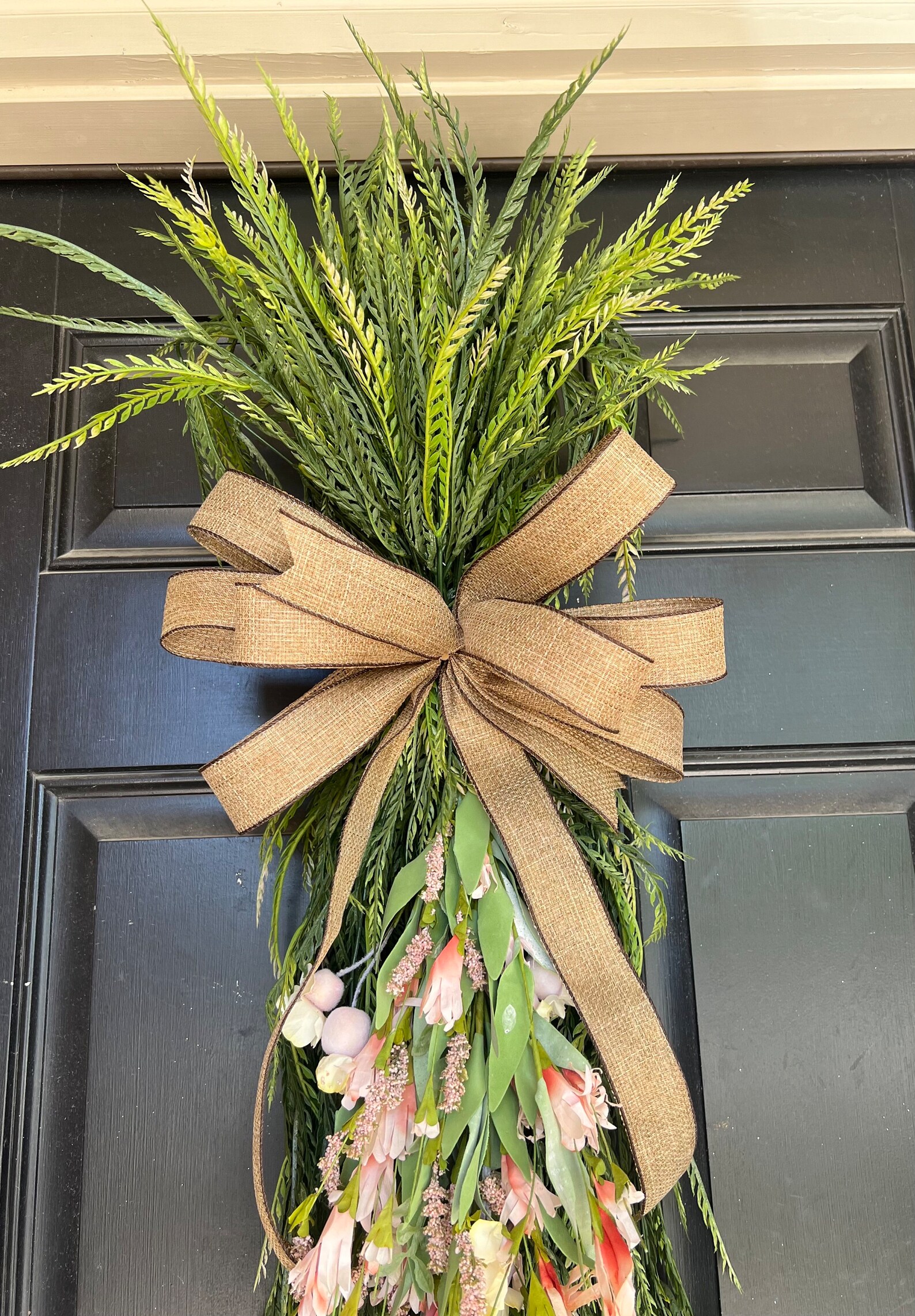 Saw Grass Floral Swag / Greenery Swag / Summer Swag / Spring Swag ...