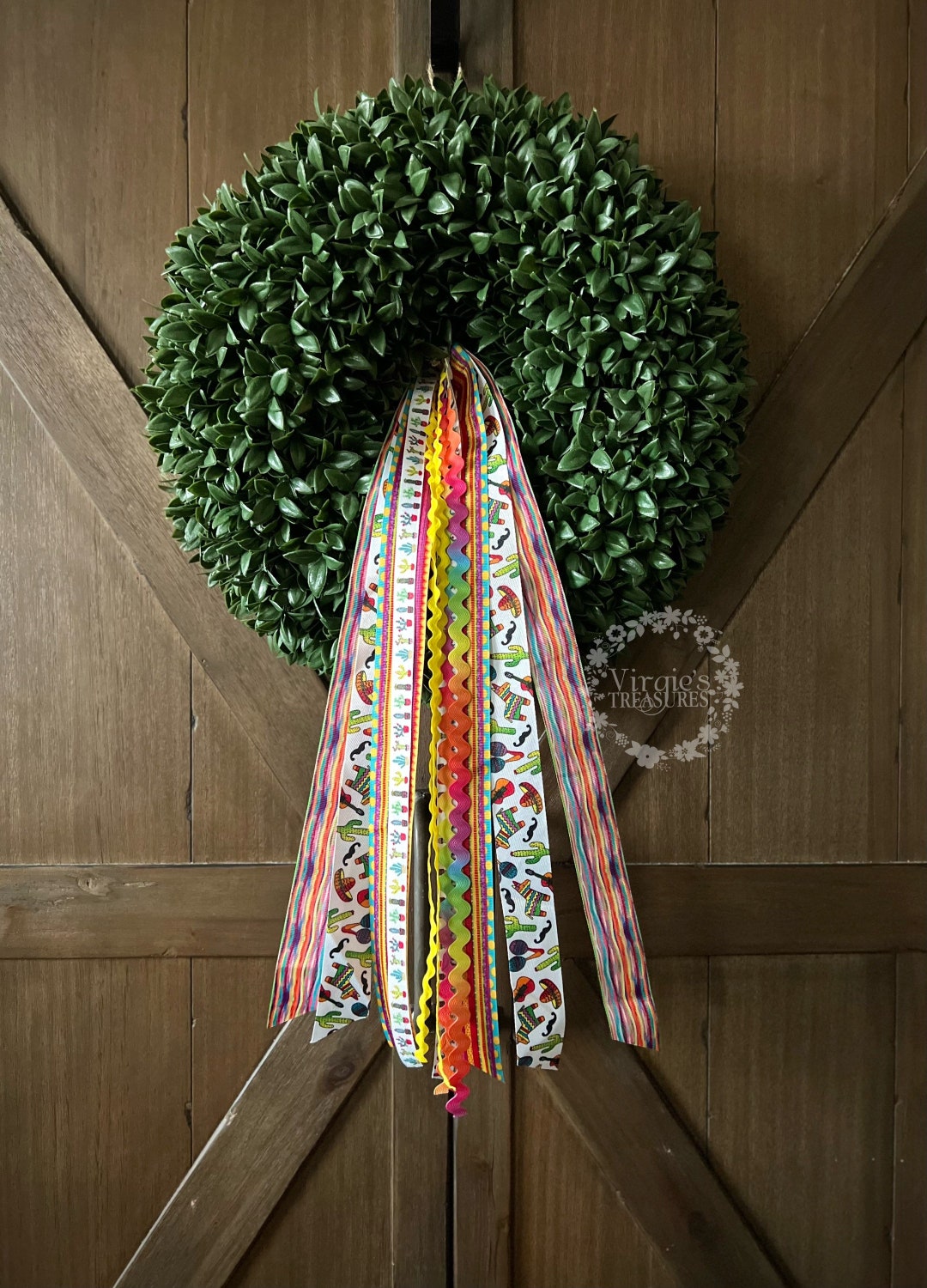 Fiesta Ribbon Bundle / Ribbon Set for Wreath / Ribbon Bundle / Wreath ...