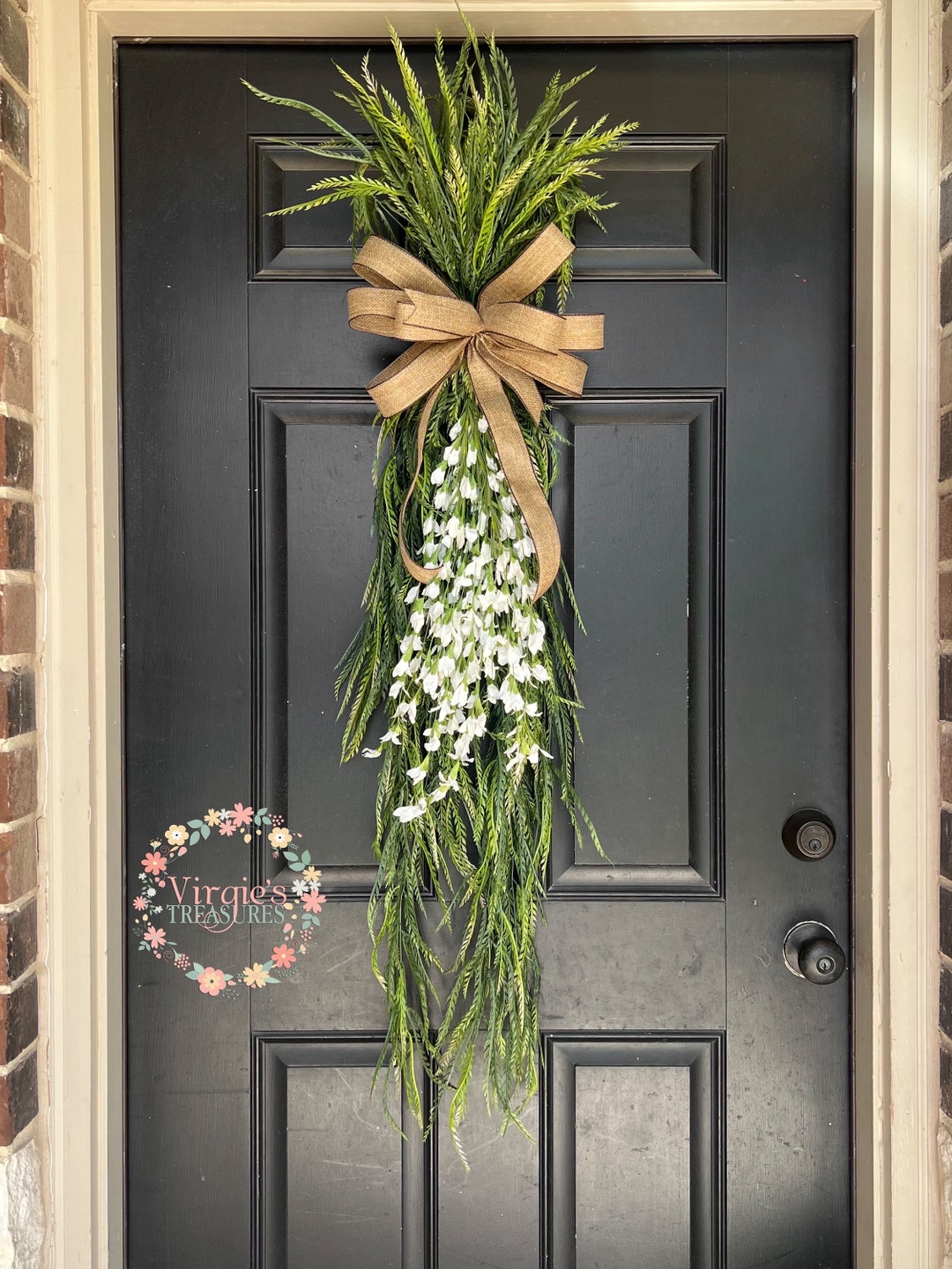 Saw Grass Swag / Greenery Swag / Summer Swag / Spring Swag / Everyday ...