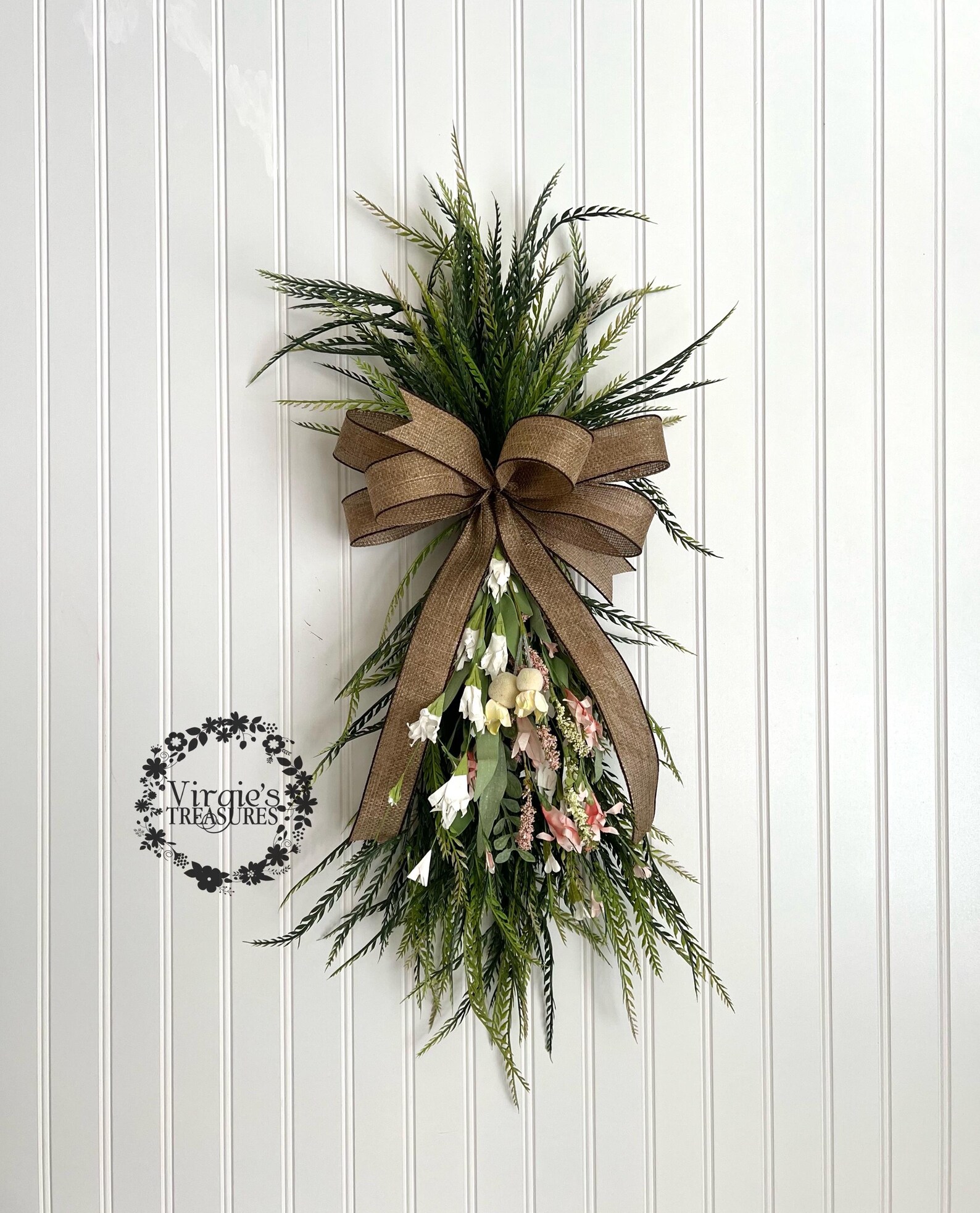 Small Saw Grass Swag / Greenery Swag / Spring Greenery Swag / Summer ...