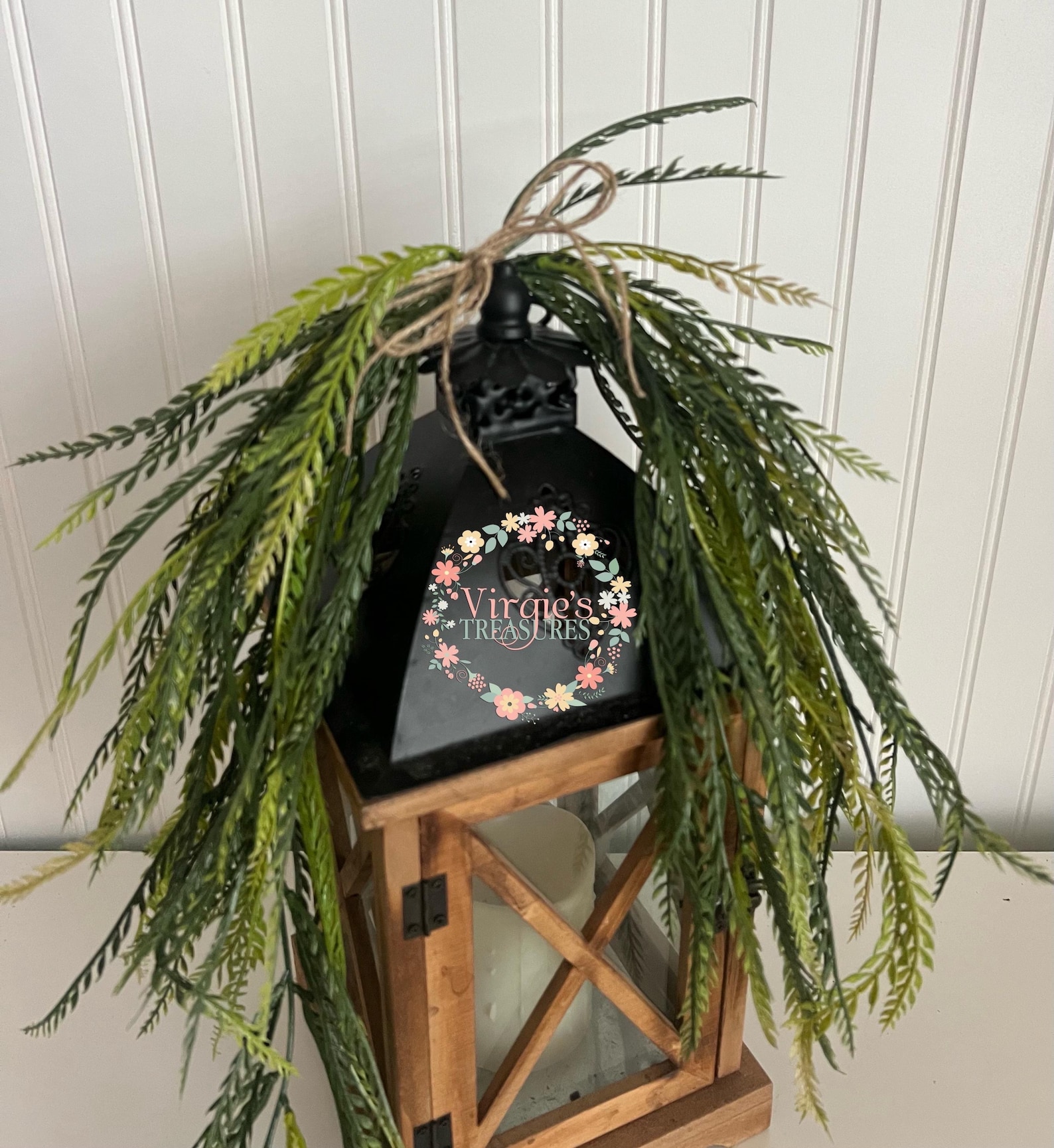 Saw Grass Swag / Lantern Accessory / Greenery Lantern Decor / Lantern ...