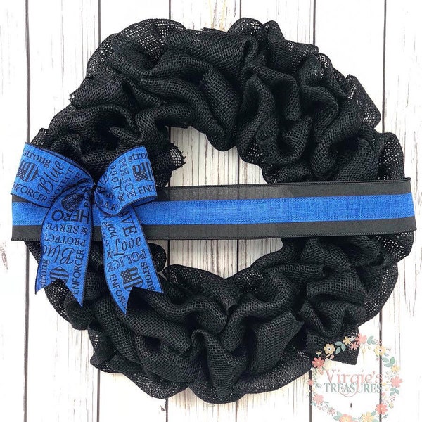 Police Wreath - Etsy