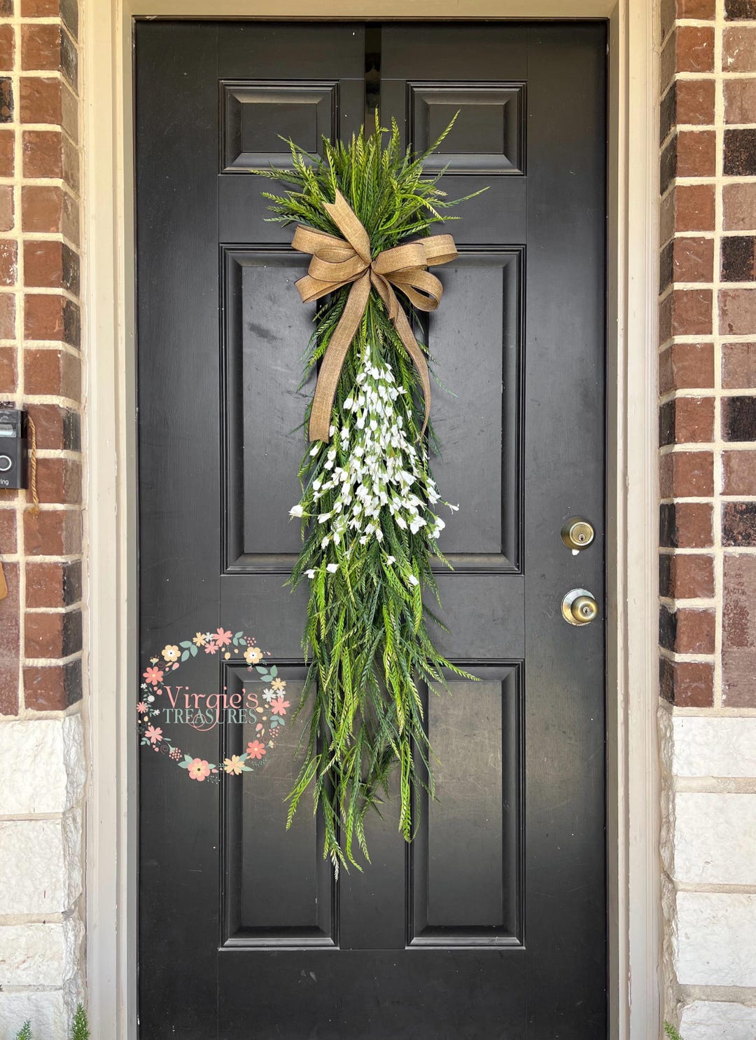 Saw Grass Swag / Greenery Swag / Summer Swag / Spring Swag / Everyday ...