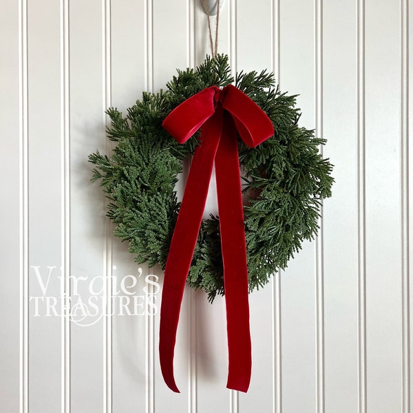Cedar Wreath - Etsy