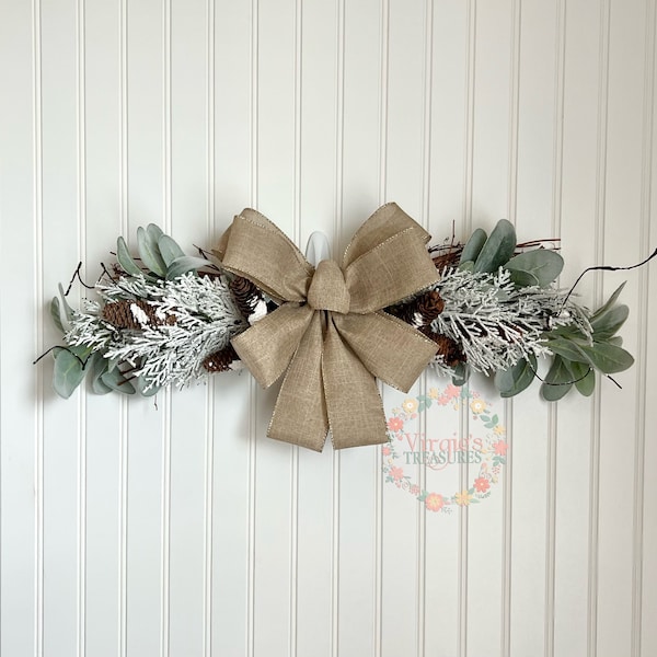 Horizontal Christmas Swag - Etsy