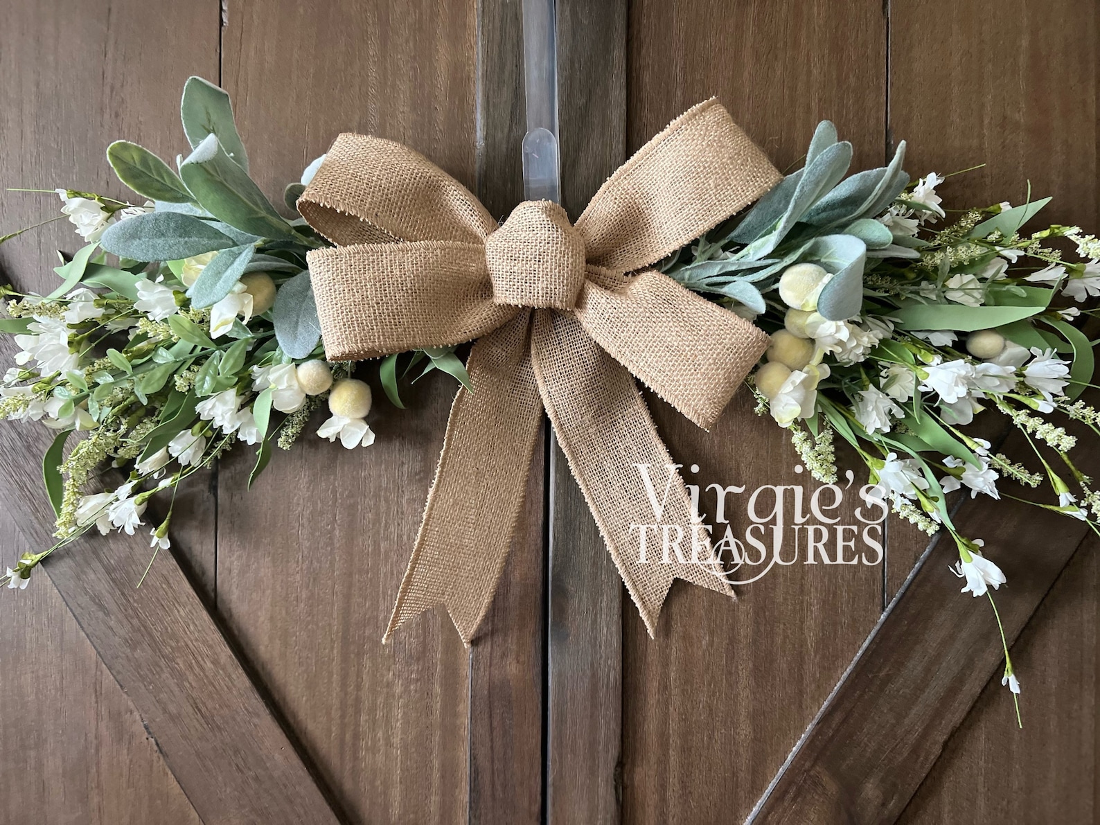 Greenery Swag Door Swag Wall Swag Farmhouse Swag Door - Etsy