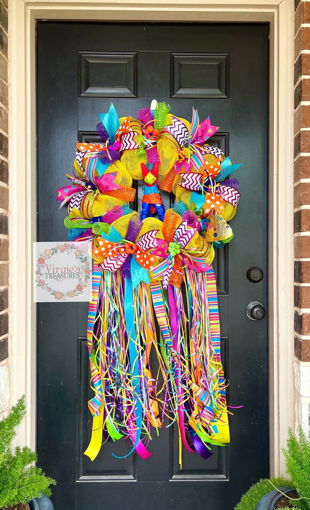 Fiesta Wreath, Viva Fiesta Wreath, Birthday Fiesta Wreath, Fiesta Deco ...