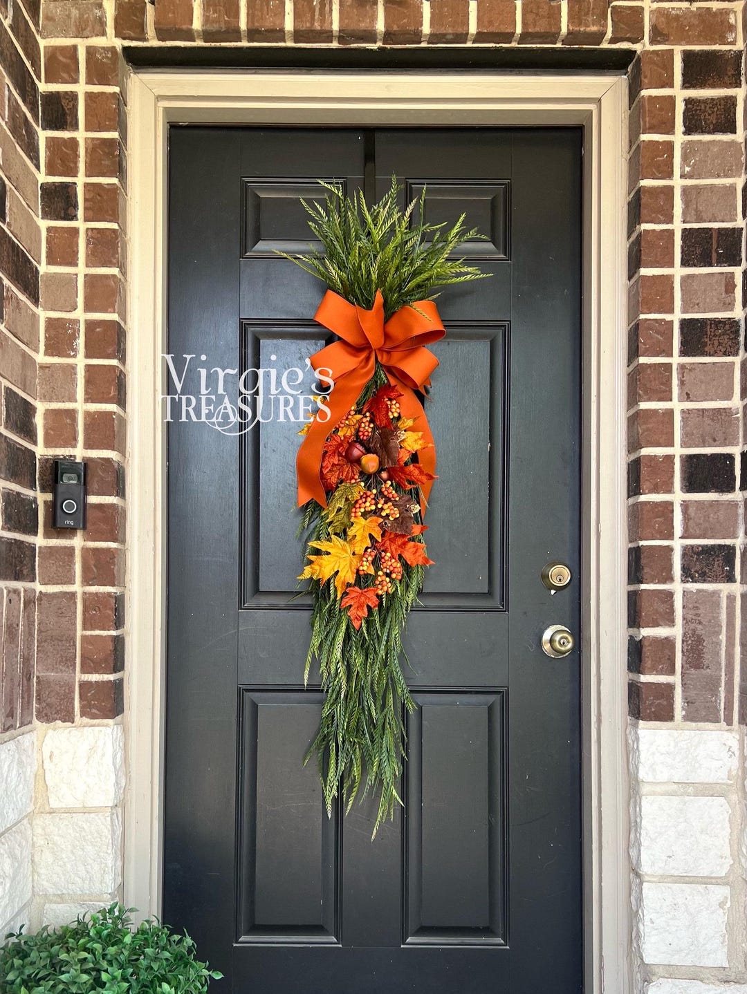 Fall Saw Grass Swag / Fall Greenery Swag / Fall Swag / Autumn Swag ...