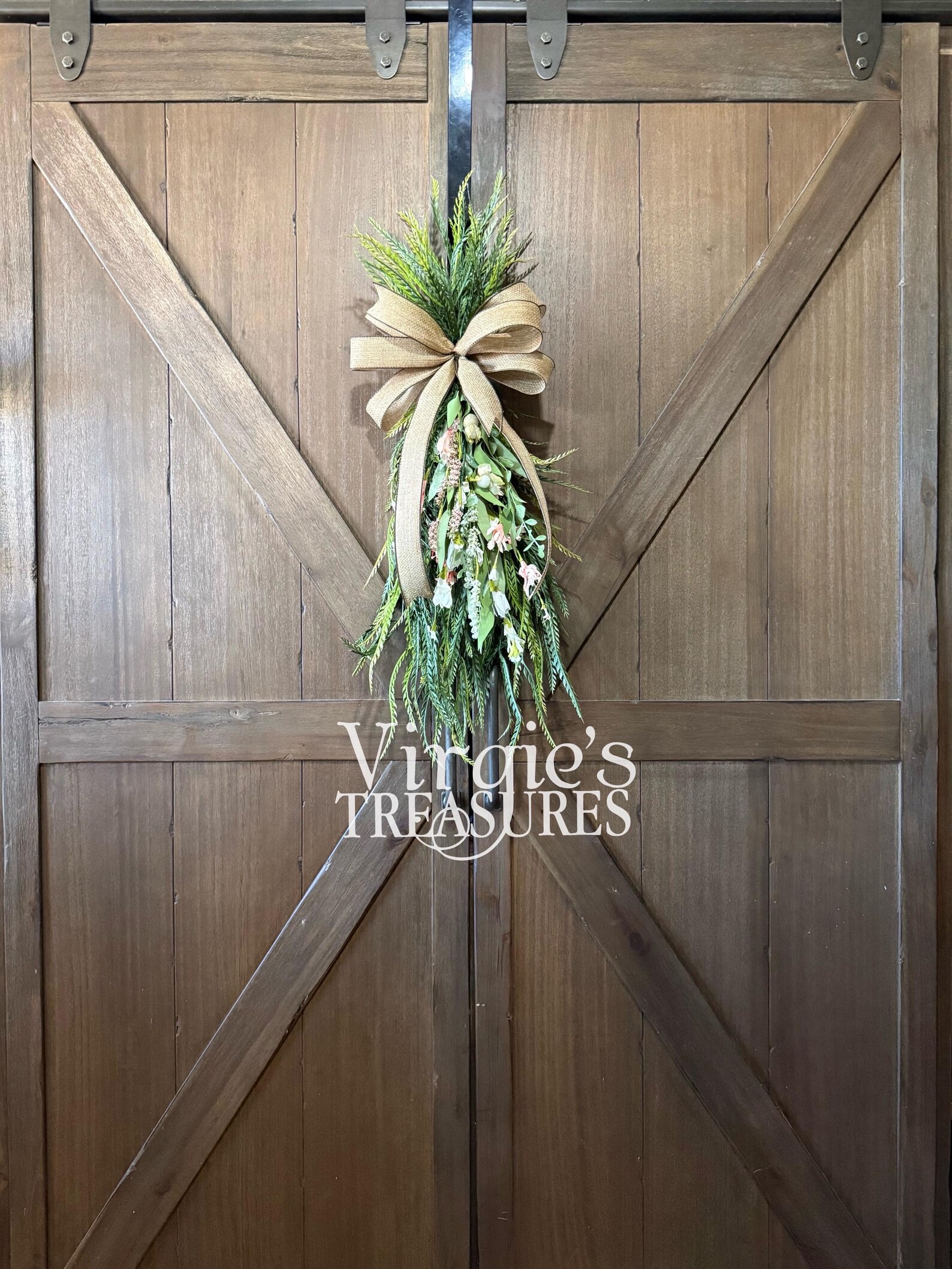 Small Saw Grass Swag / Greenery Swag / Spring Greenery Swag / Summer ...