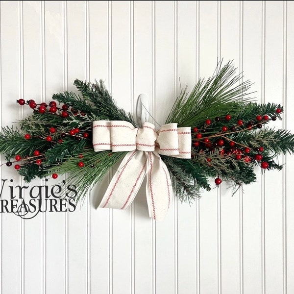 Horizontal Christmas Swag - Etsy