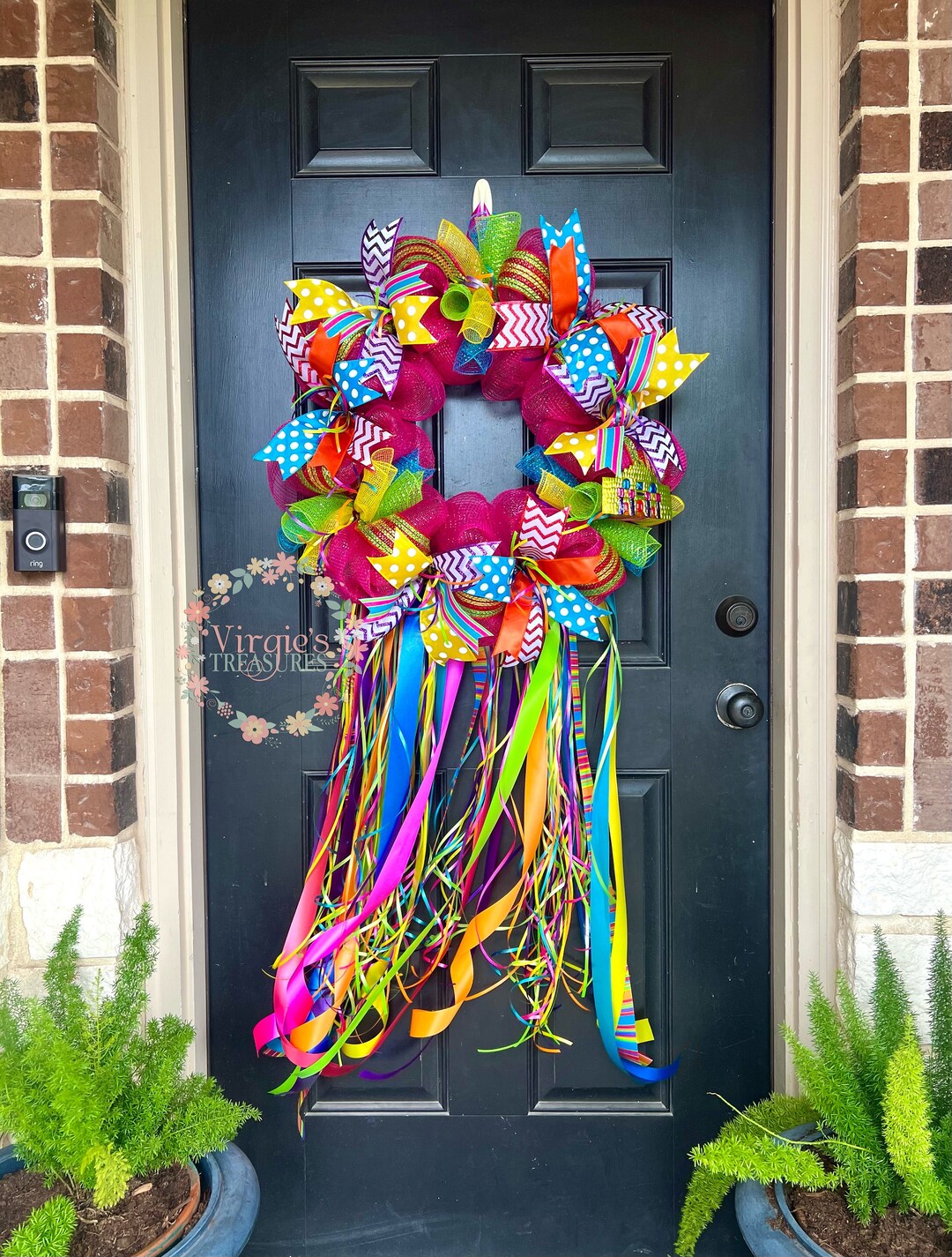 Fiesta Wreath, Viva Fiesta San Antonio Wreath, Front Door Wreath for ...