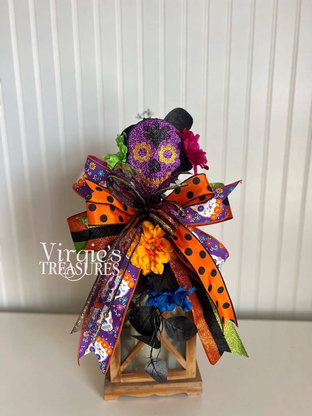 Day of the Dead Swag, Dia De Los Muertos Swag, Day of the Dead Lantern ...