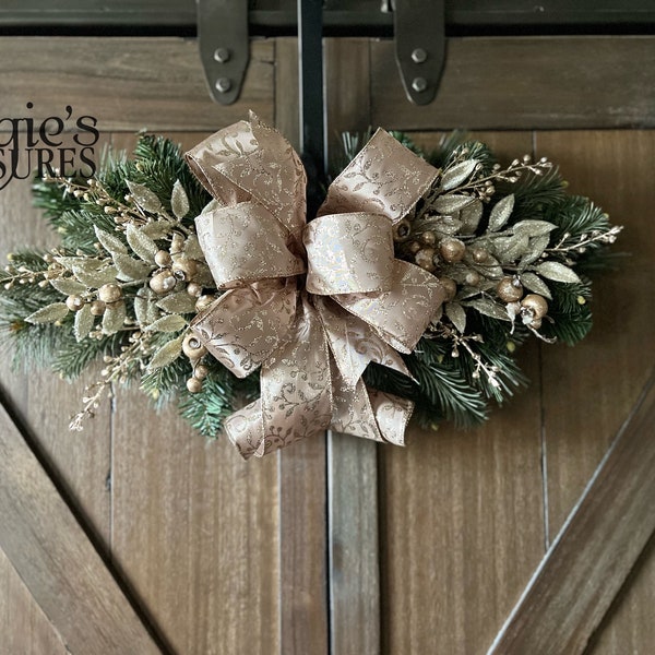 Horizontal Christmas Swag - Etsy