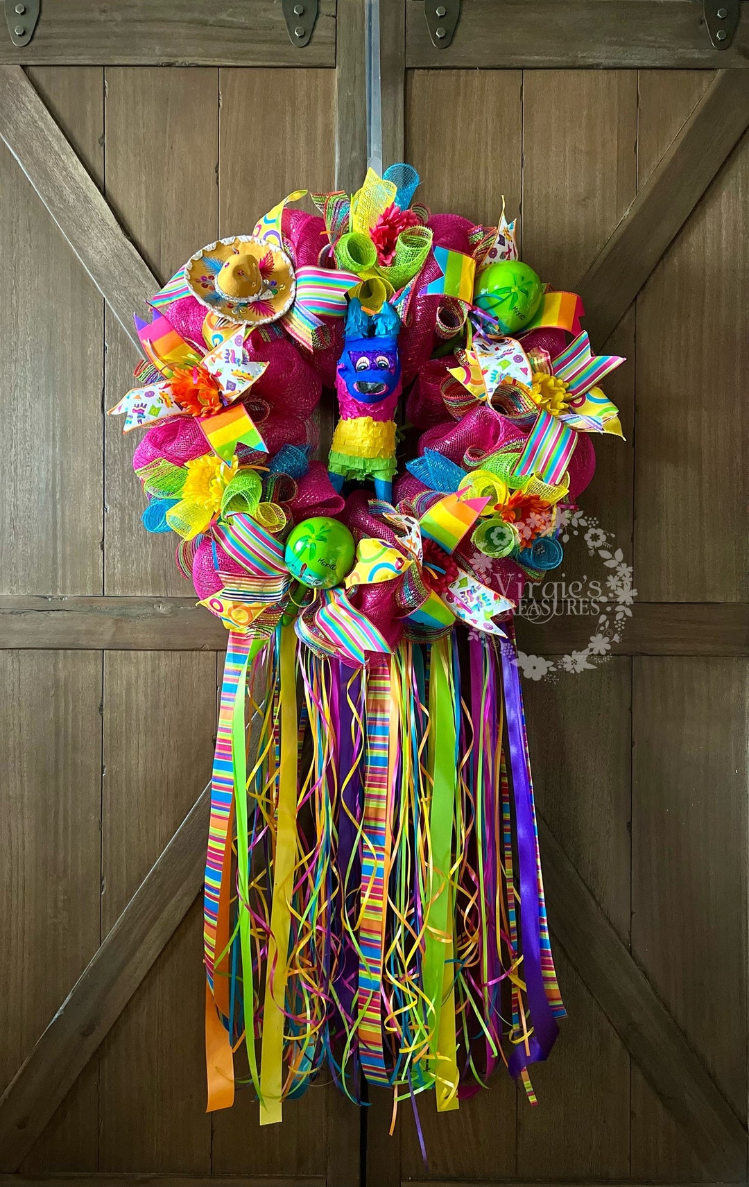 Fiesta Wreath, Fiesta San Antonio Wreath, Fiesta Birthday Wreath ...