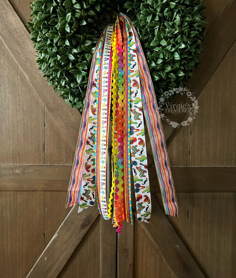 Fiesta Ribbon Bundle / Ribbon Set for Wreath / Ribbon Bundle / - Etsy