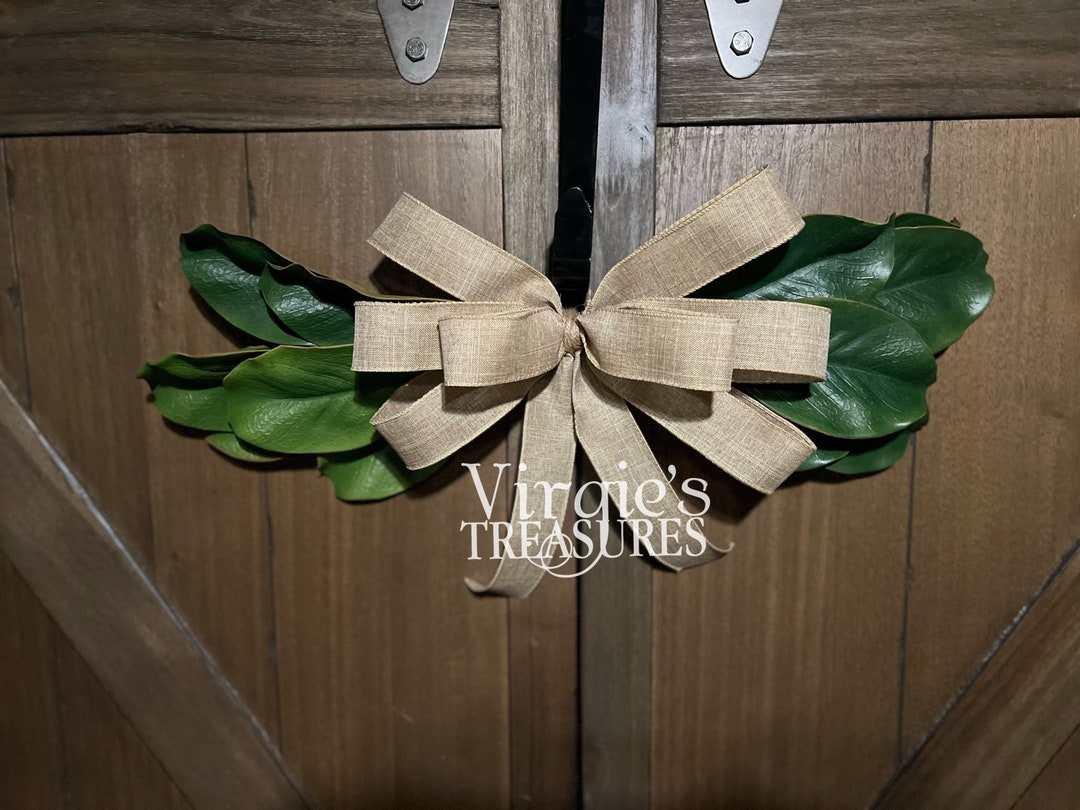 Magnolia Leaf Swag, Wall Swag, Farmhouse Swag, Magnolia Swag, Door Swag ...