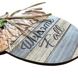 Welcome Fall Wall Decor, Acorn Sign, Wreath Sign, Wall Decoration ...