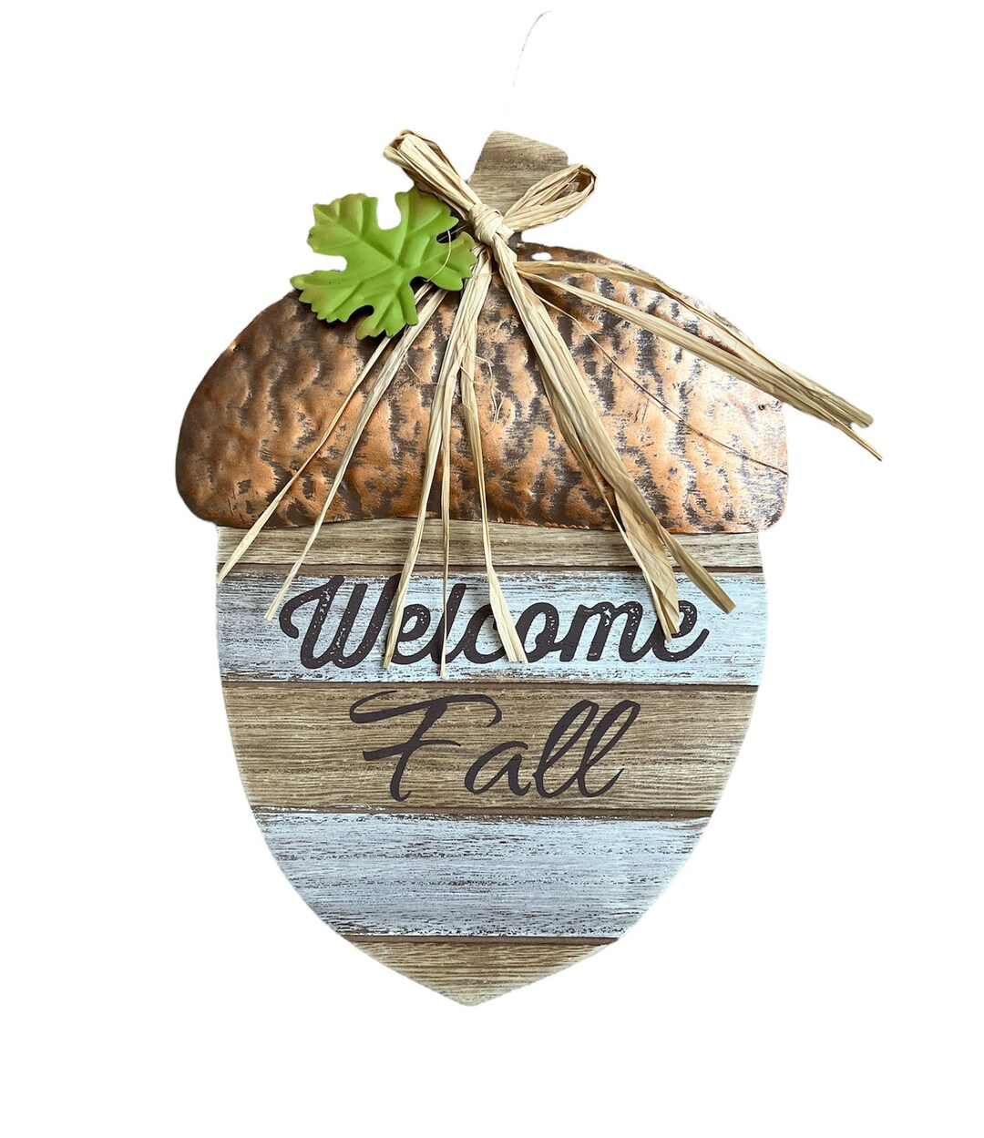 Welcome Fall Wall Decor, Acorn Sign, Wreath Sign, Wall Decoration ...