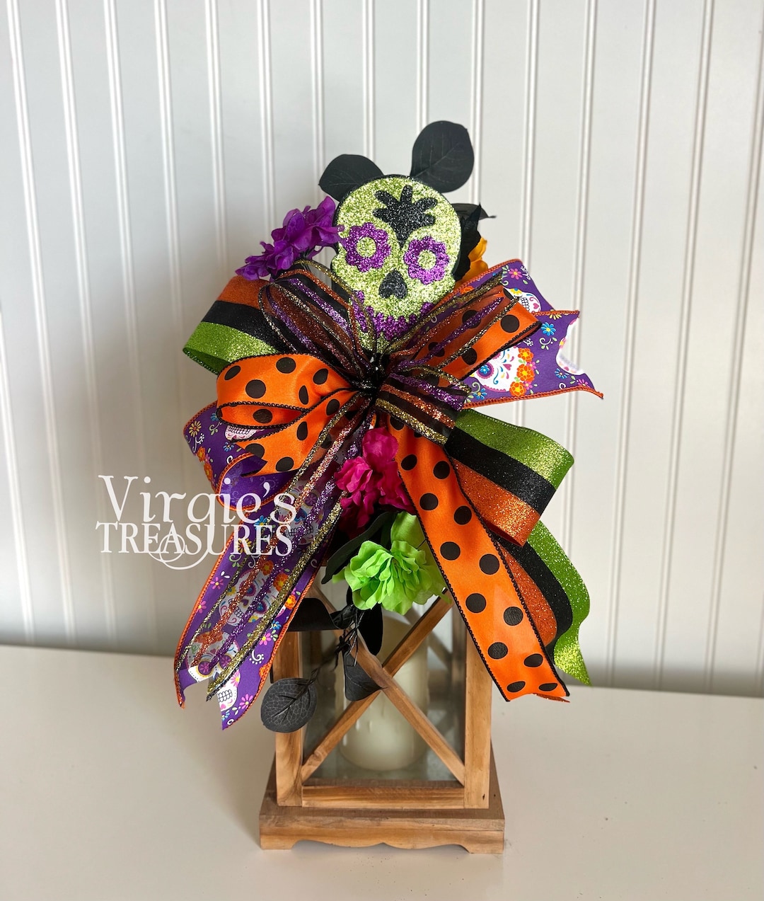 Day of the Dead Swag, Dia De Los Muertos Swag, Day of the Dead Lantern ...