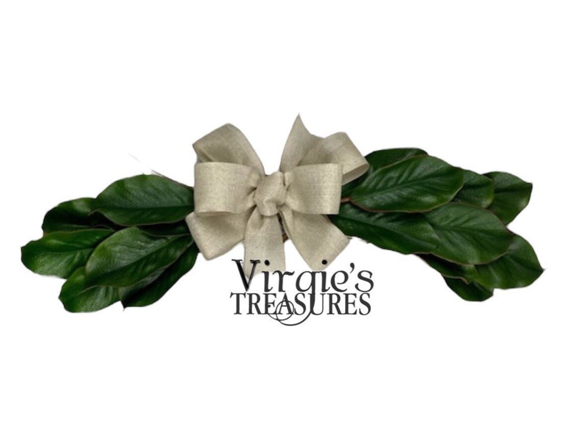 Magnolia Leaf Swag Farmhouse Swag Magnolia Swag Magnolia - Etsy