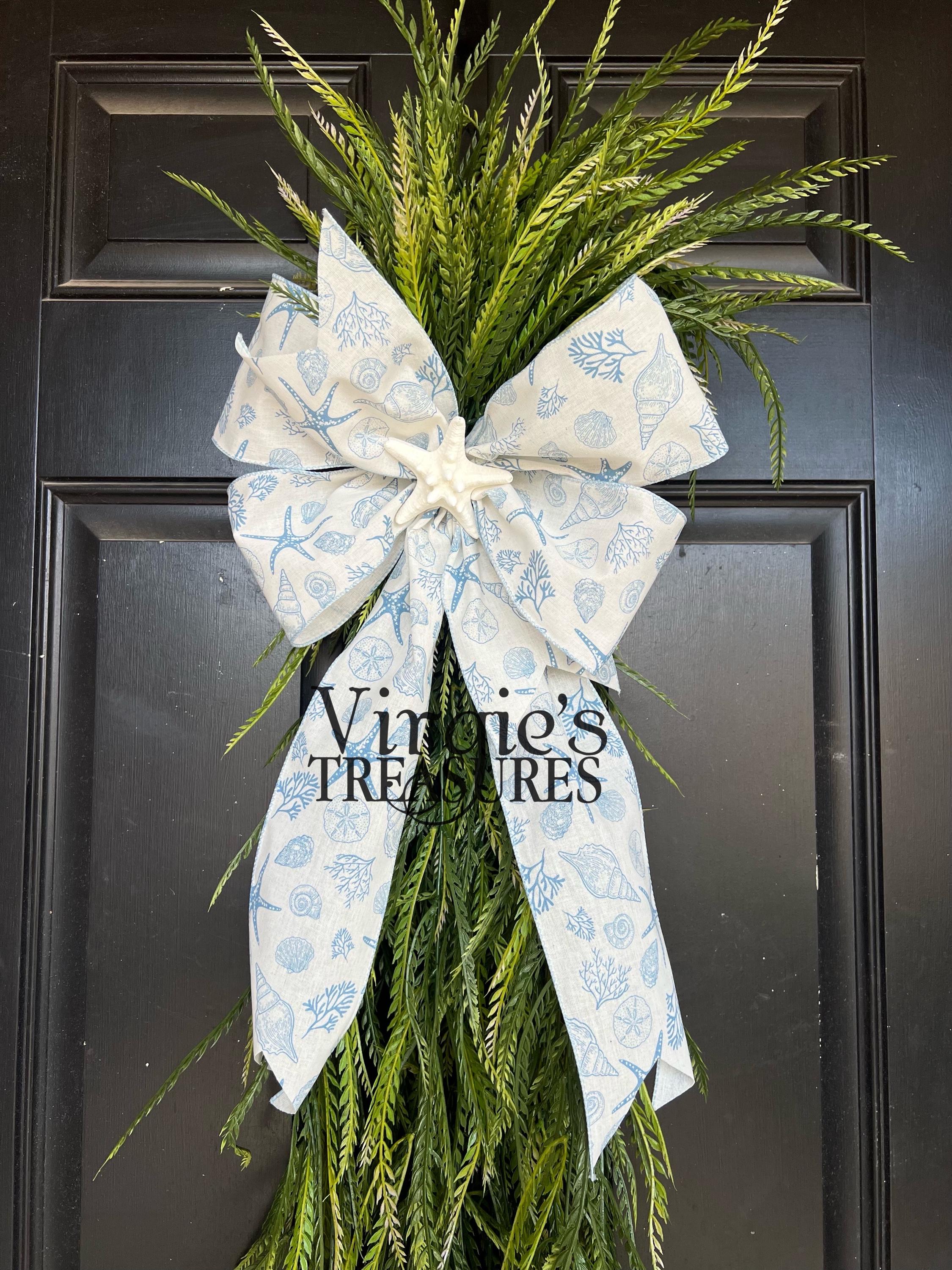 Nautical Saw Grass Swag / Greenery Swag / Summer Swag / Spring Swag ...