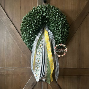 Bee Ribbon Bundle / Ribbon Set for Wreath / Ribbon Bundle / Ribbon Set ...