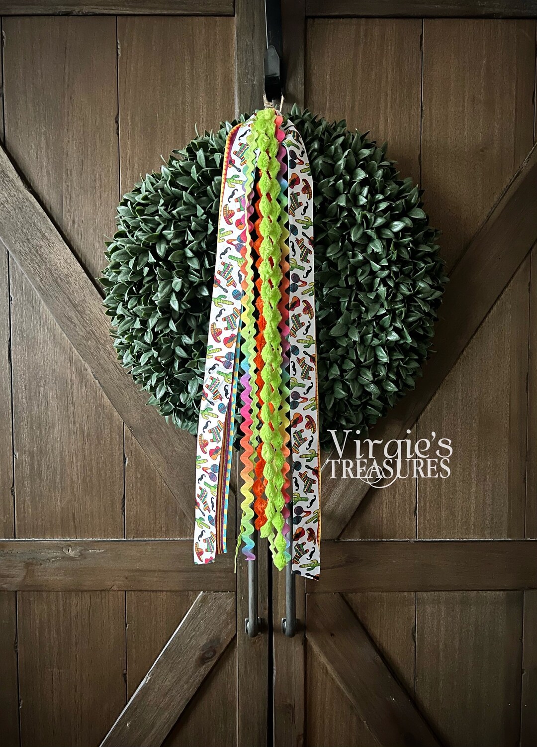 Fiesta Ribbon Bundle / Ribbon Set for Wreath / Ribbon Bundle / Wreath ...