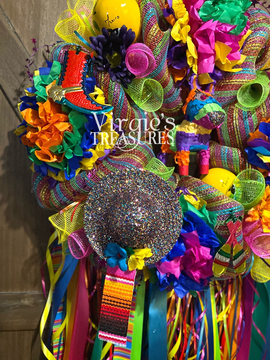Fiesta Wreath Fiesta Deco Wreath Fiesta Wreath Viva Fiesta - Etsy