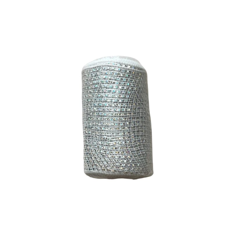 Silver Deco Mesh - Etsy