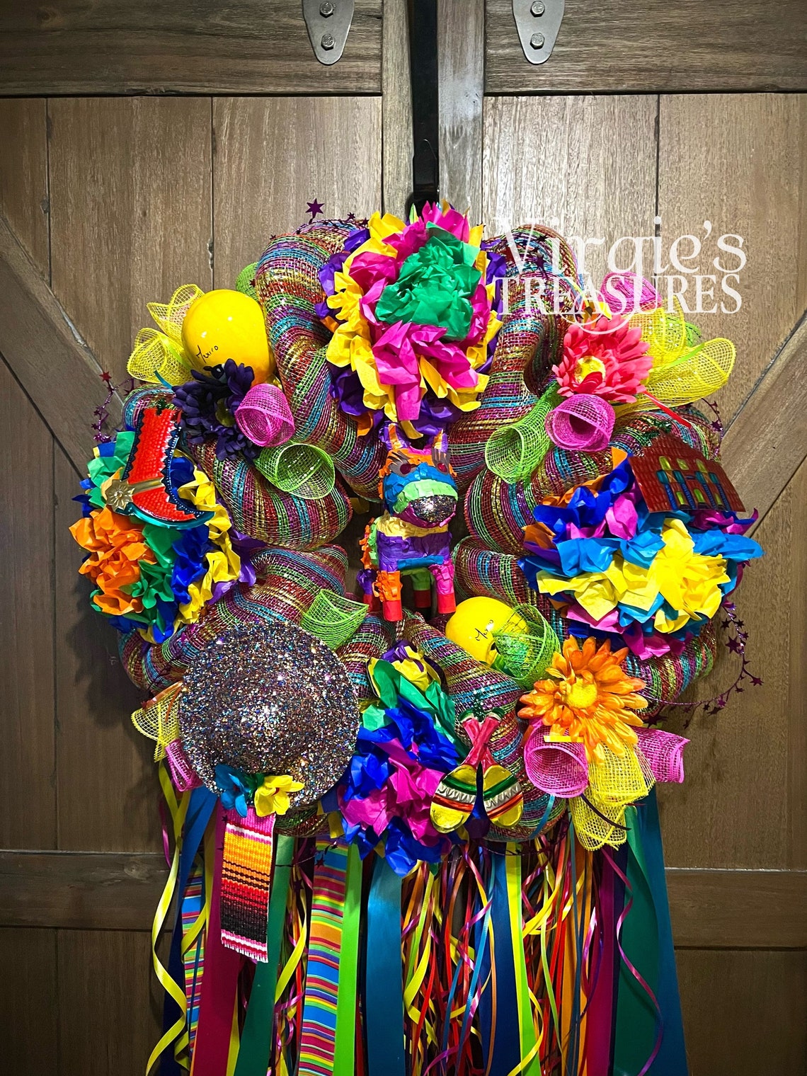 Fiesta Wreath Fiesta Deco Wreath Fiesta Wreath Viva Fiesta - Etsy