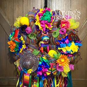Fiesta Wreath, Fiesta Deco Wreath, Fiesta Wreath, Viva Fiesta Wreath ...