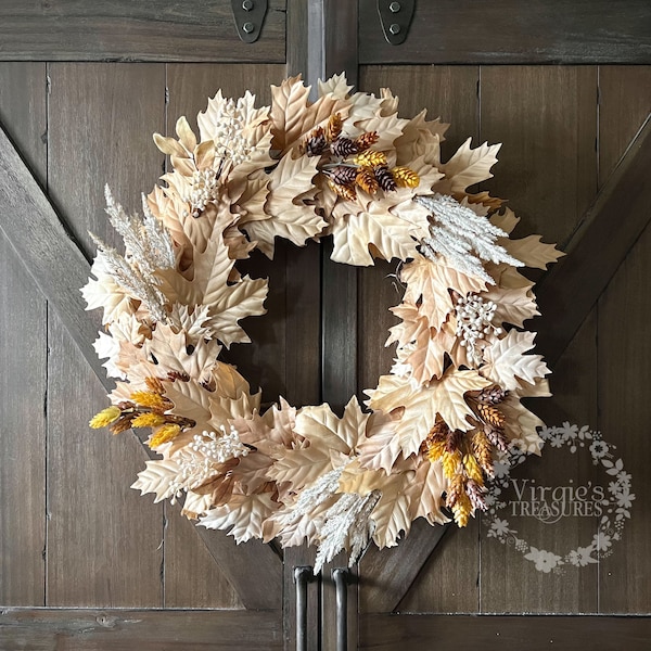 Tan Wreath - Etsy