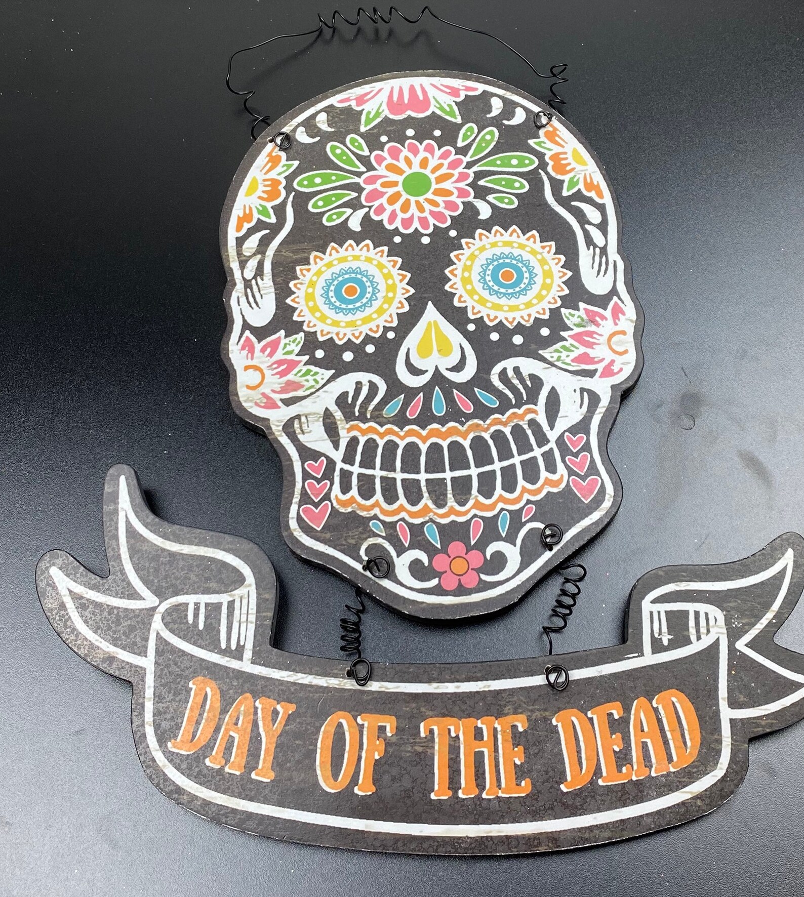 Day of the Dead Sign Sugar Skull Sign Dia De Los Muertos | Etsy