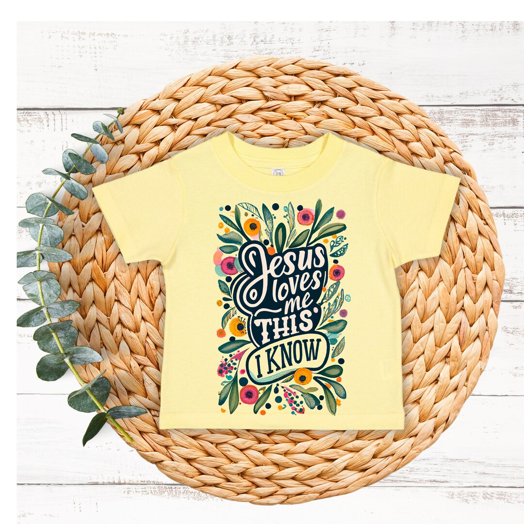 Jesus Loves Me This I Know - Kids - Etsy