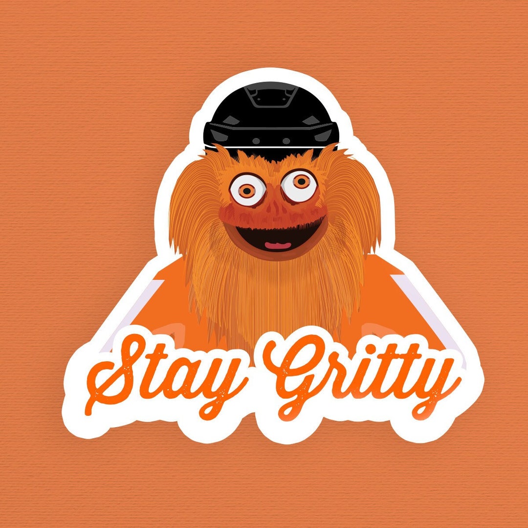 Stay Gritty Vinyl Sticker| Philadelphia Flyers, Philly NHL, Hockey ...