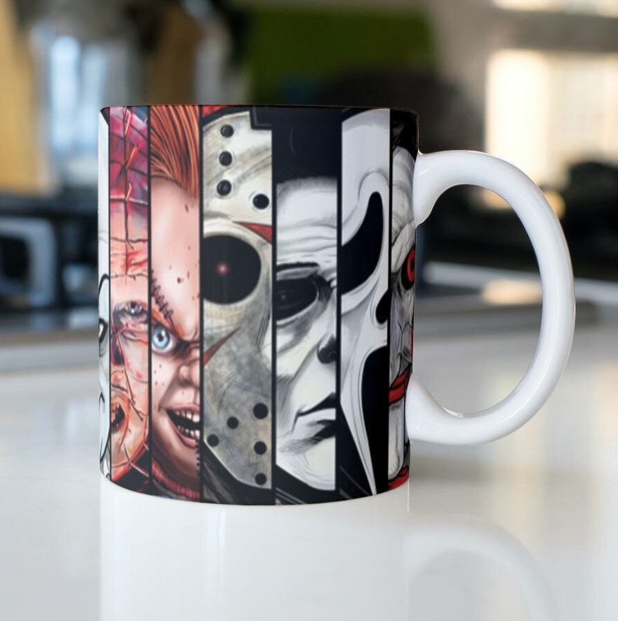 Horror Movie Killers Characters Mug - Etsy