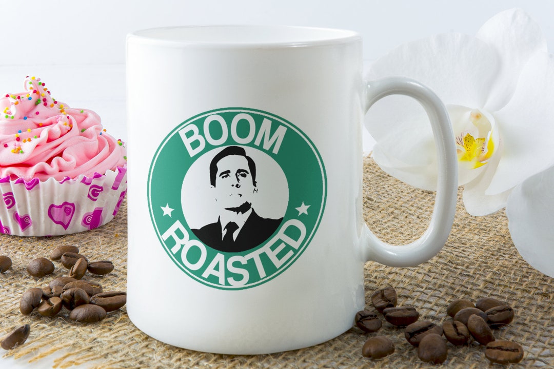 Boom Roasted Michael Scott the Office Mug - Etsy