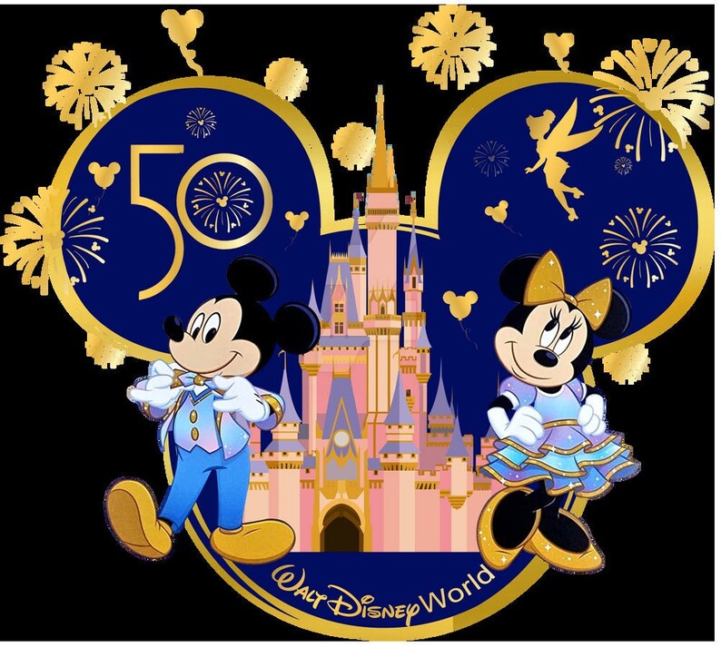 Mickey and Minnie Disney's 50th Anniversary Mug - Etsy