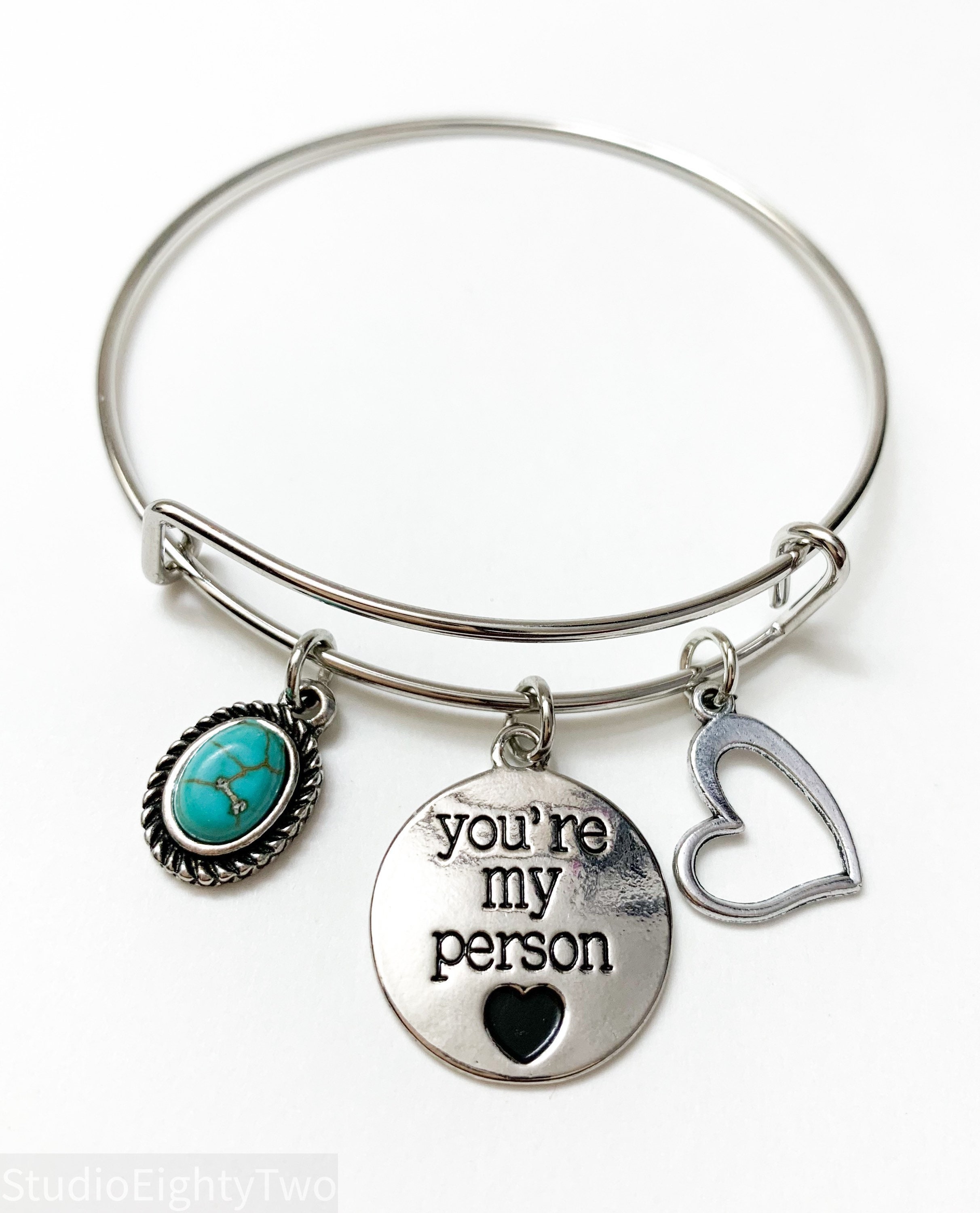 Youre My Person Charm Bracelet - Etsy