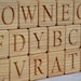 27 Spanish Alphabet Wooden Blocks Handmade ABC Letter Blocks - Etsy
