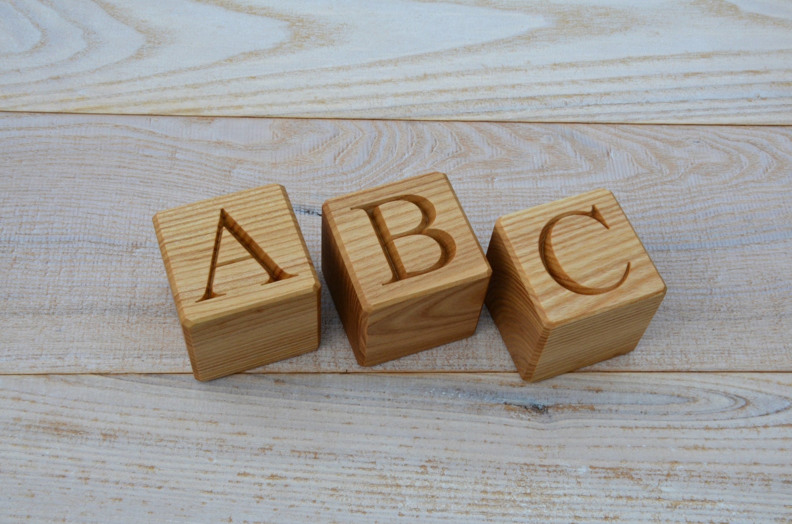 1.6'' Personalized Wood Blocks Baby Name Blocks - Etsy