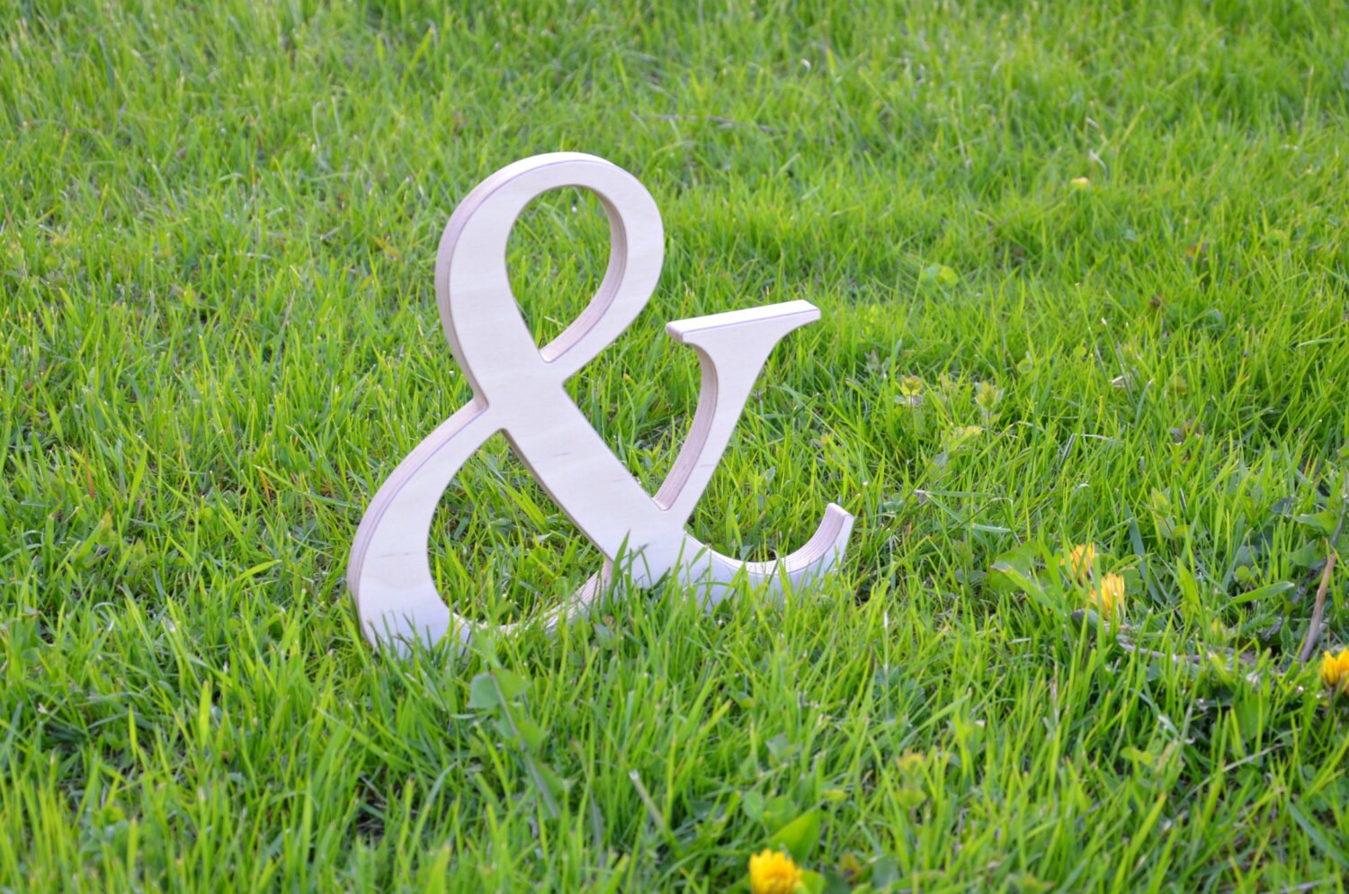 9'' Wood Ampersand for Rustic Wedding Decor Wooden - Etsy