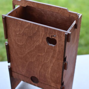 Wood Juice Box Bag Holder Pack Vine Pack Holder Practical Gift Idea ...