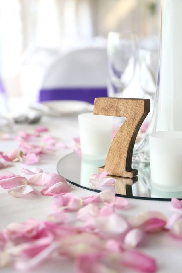 SALE! 4 Inches Rustic Wooden Table Numbers, Free Standing Wedding Table ...